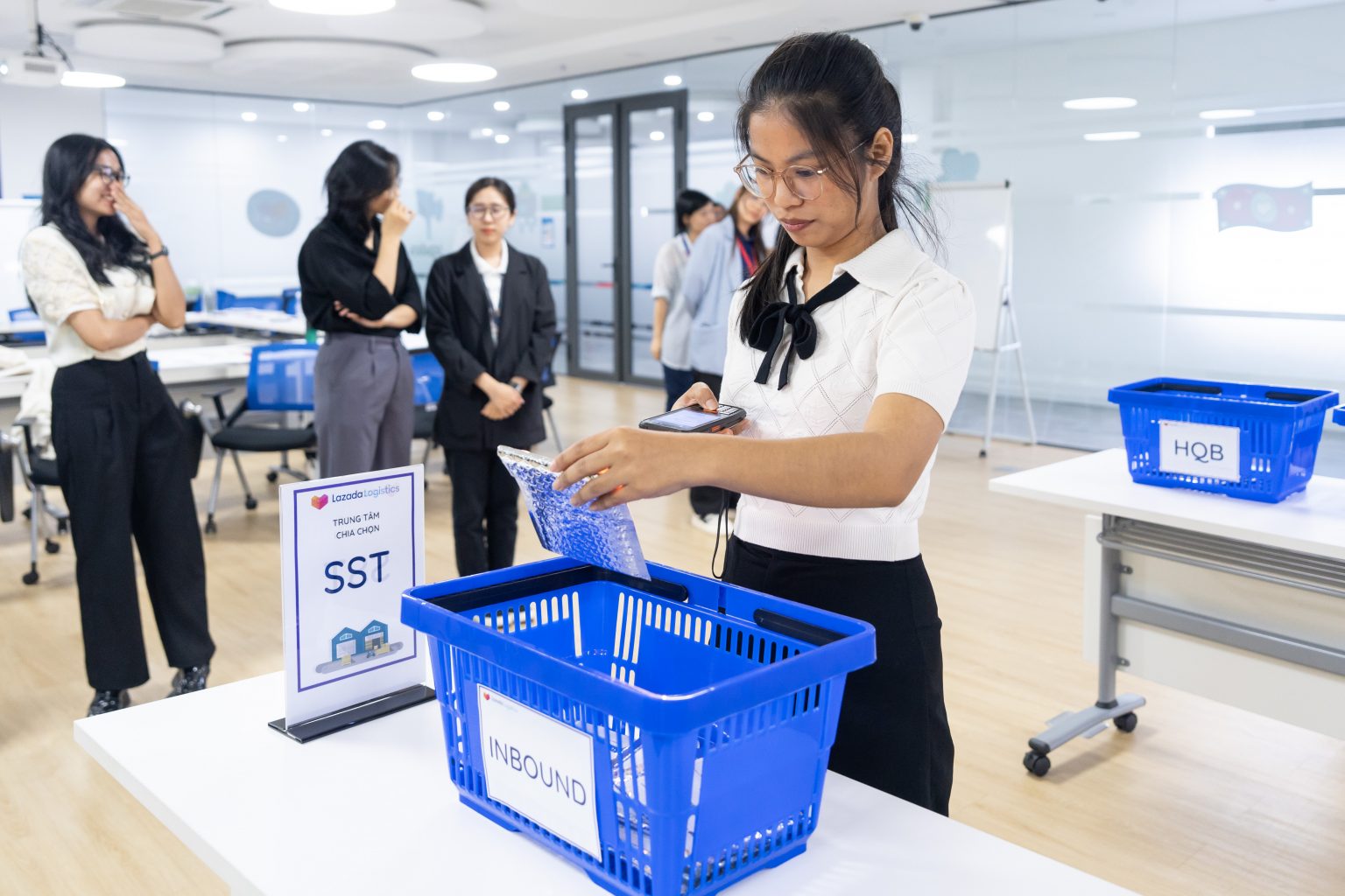 Students from Honors Program (BBS) had a field trip to Lazada Logistics ...