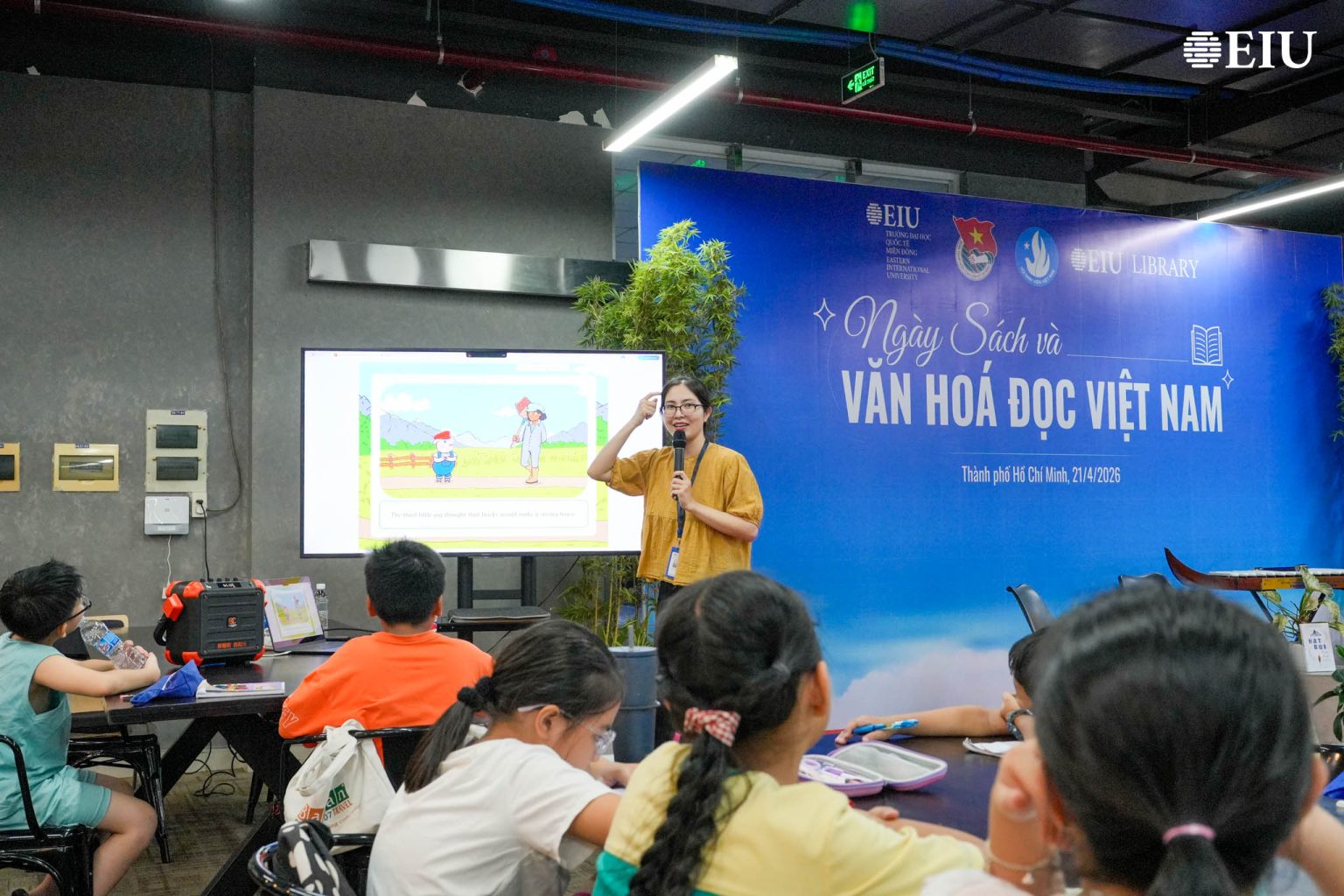 Promoting reading culture at EIU through Vietnam Book and Reading ...